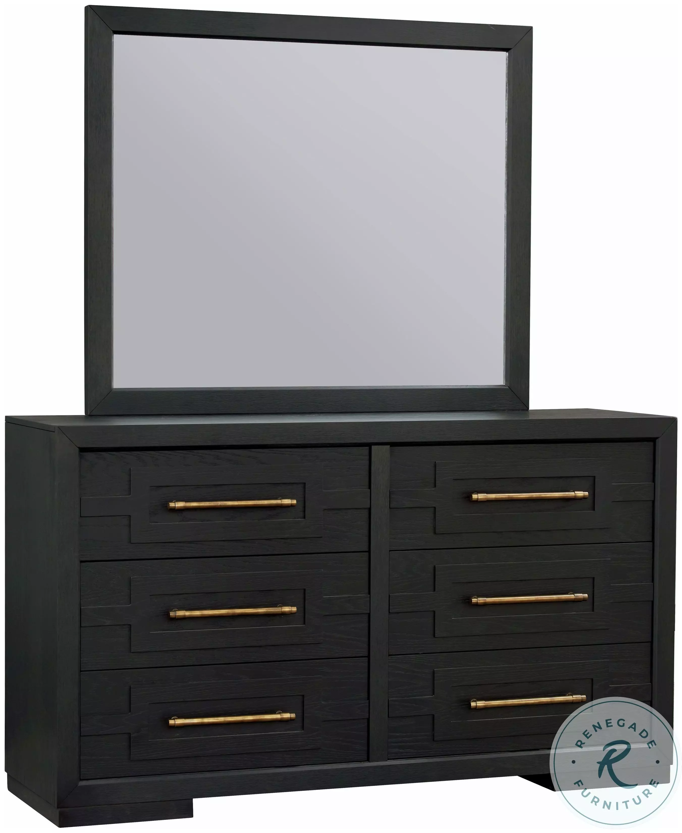 B00518 Charcoal Dresser with Mirror From Avalon Furniture | Coleman ...