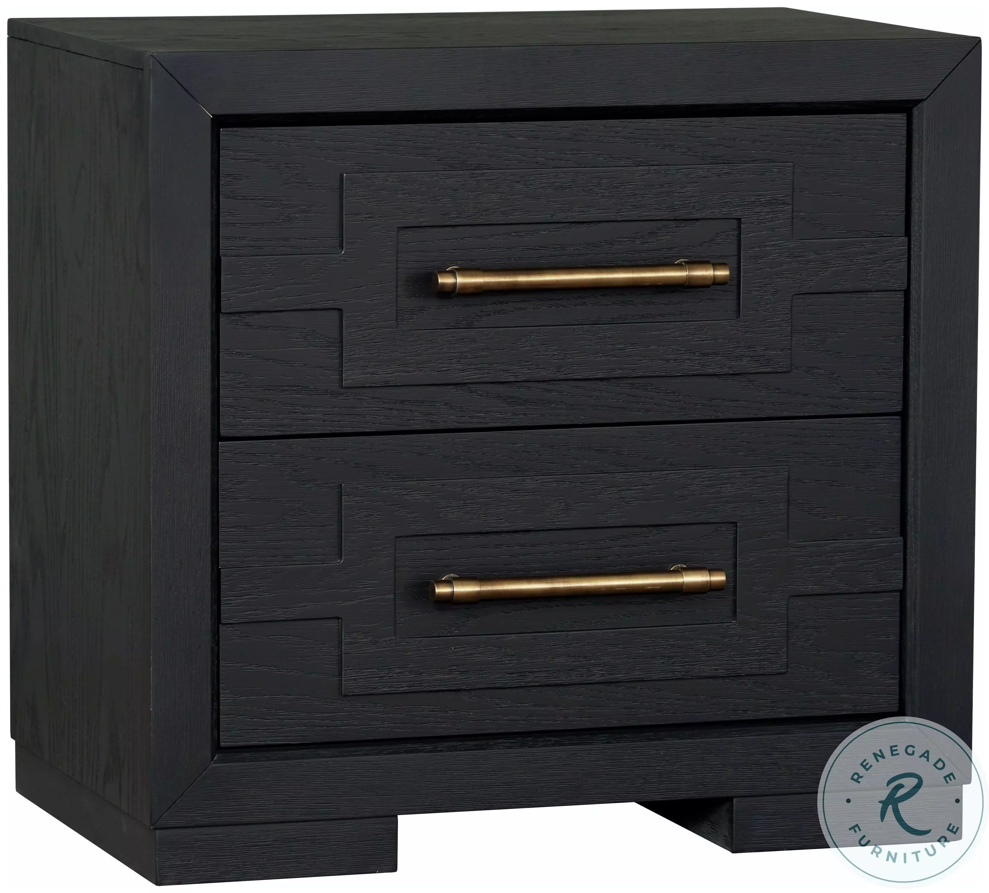 B00518 Charcoal Nightstand From Avalon Furniture | Coleman Furniture