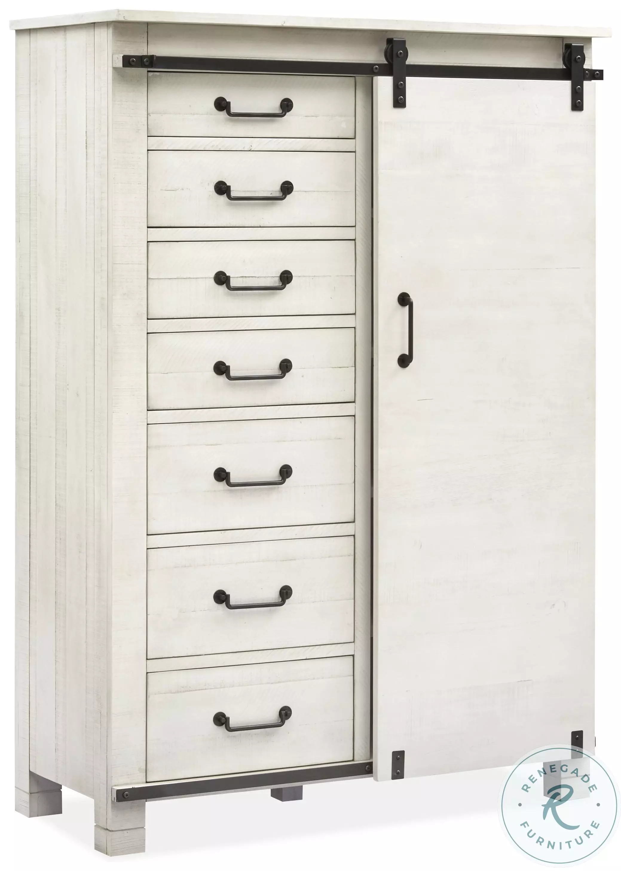 Chesters Mill Alabaster And Aged Iron Door Chest From Magnussen Home ...