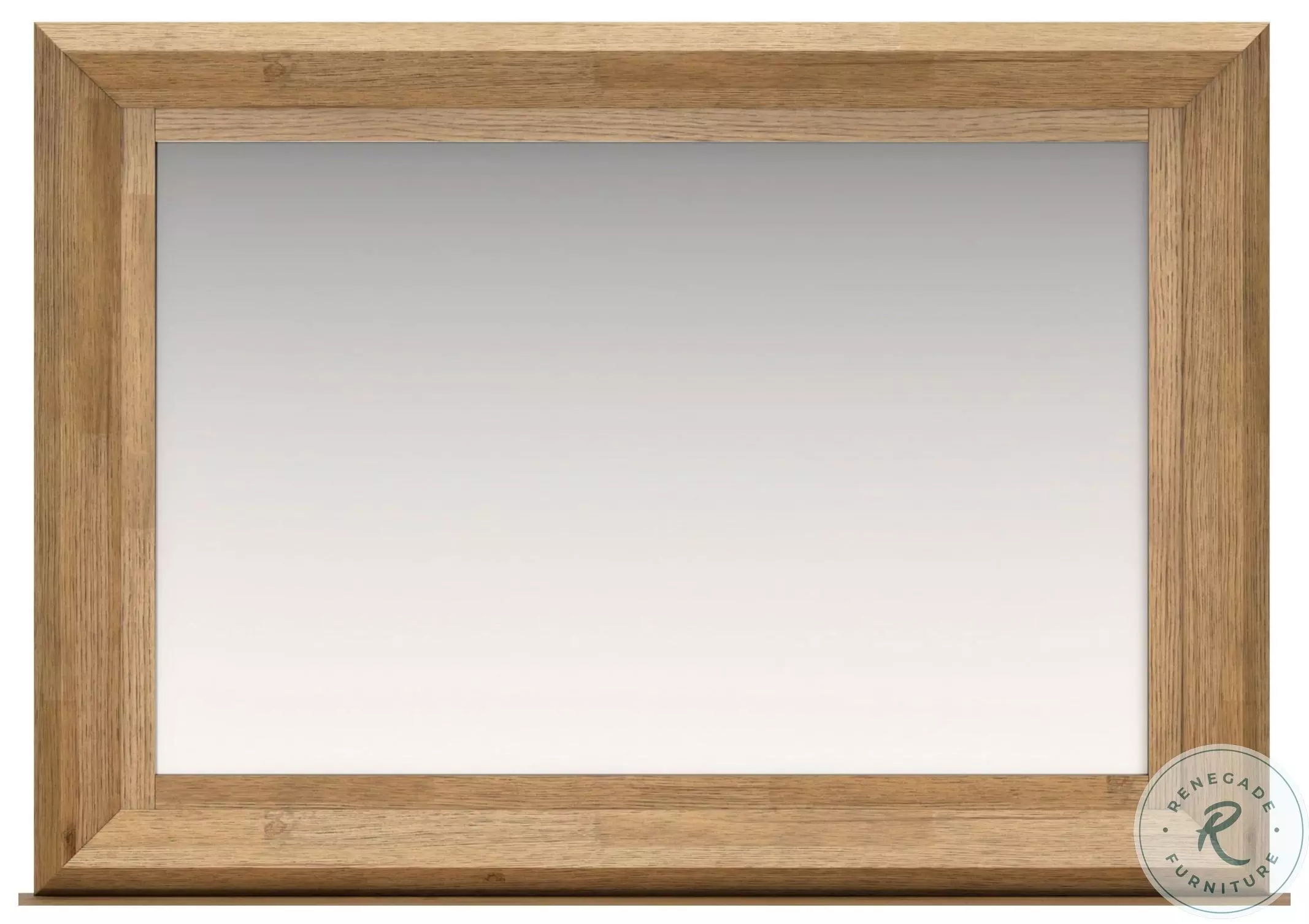 Galliden Glazed Natural Light Oak Mirror From Home Gallery Stores ...