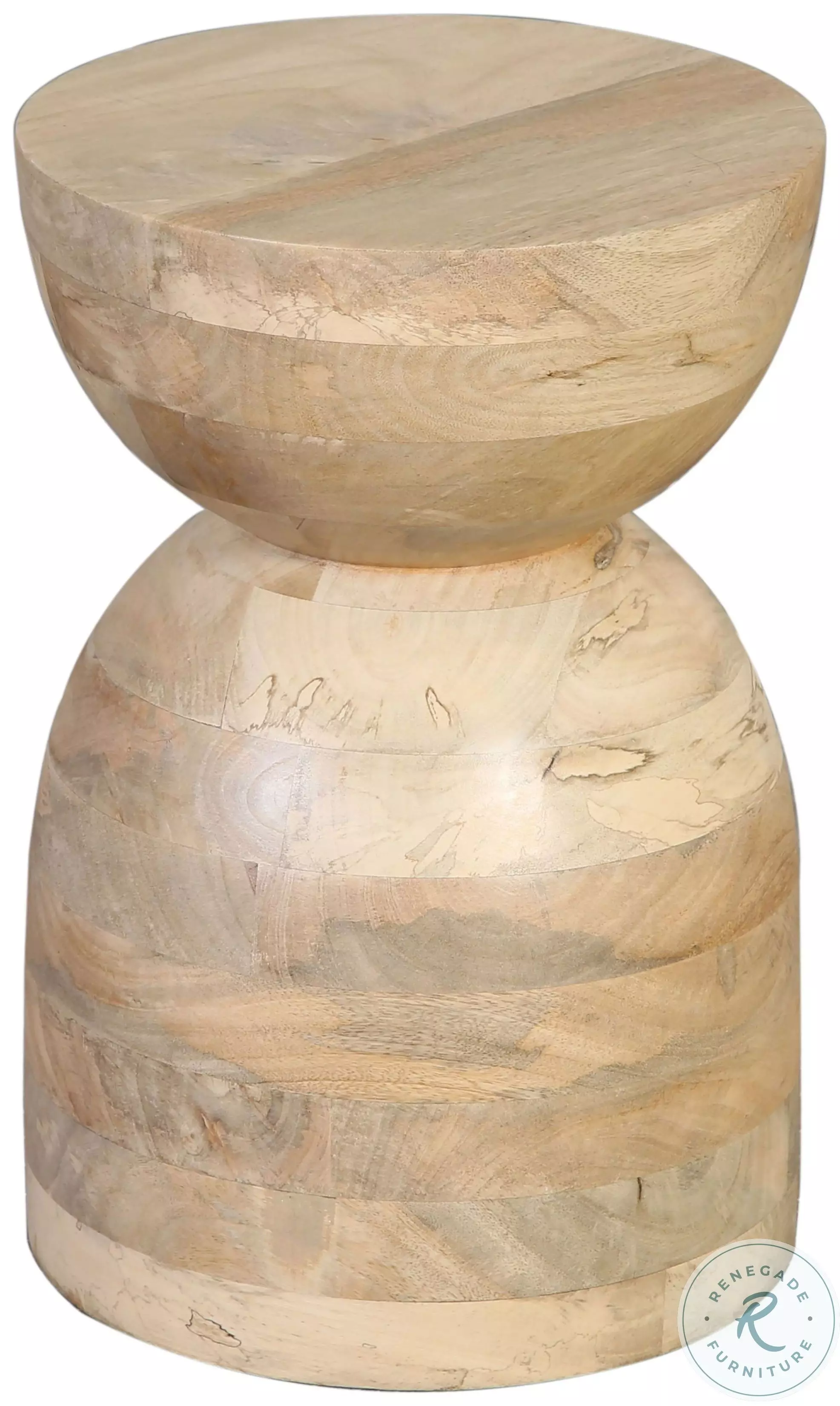 Lesto Natural Wash Side Table From Dovelle Home | Coleman Furniture