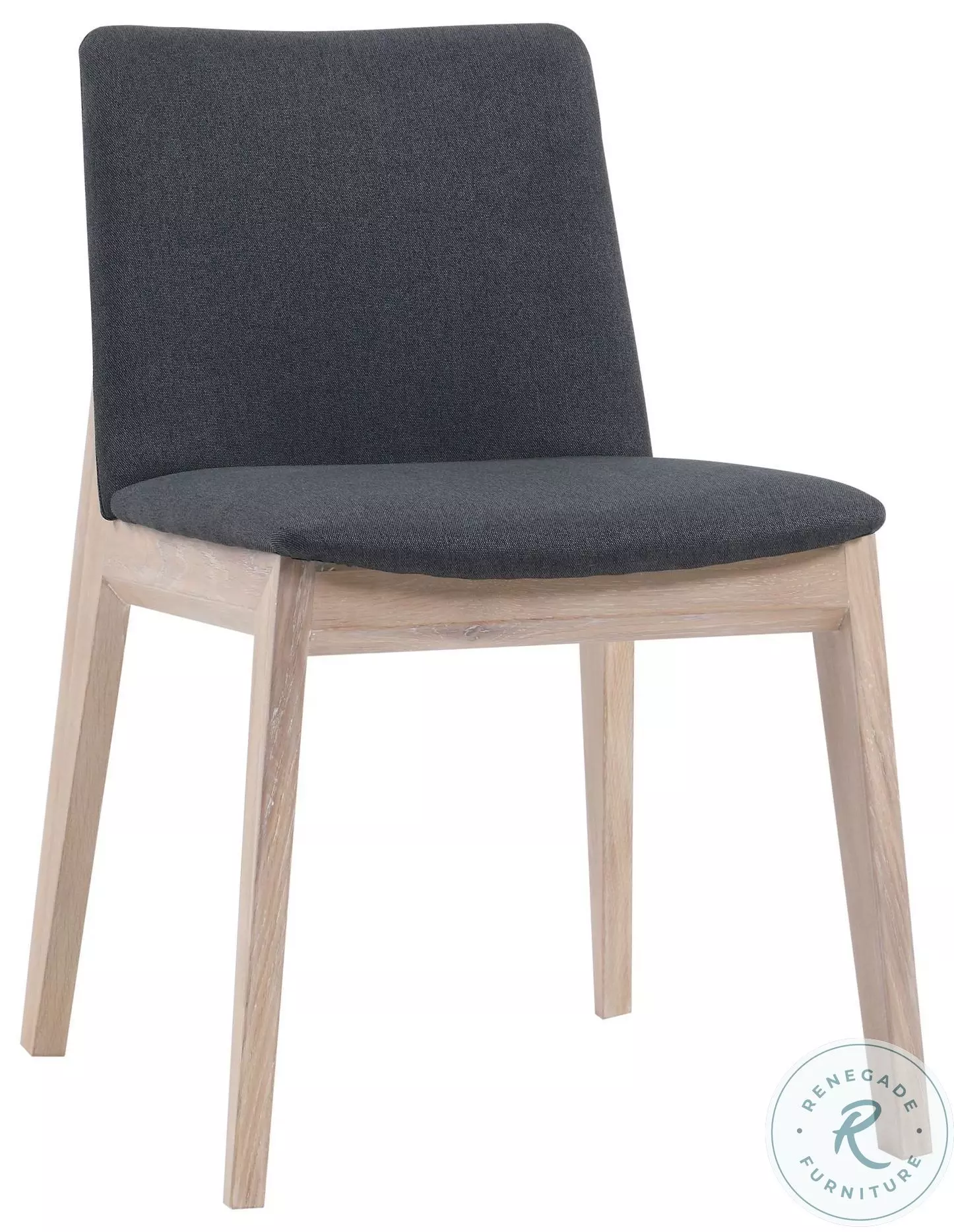 Deco Grey Oak Dining Chair Set of 2 from Moes Home | Coleman Furniture