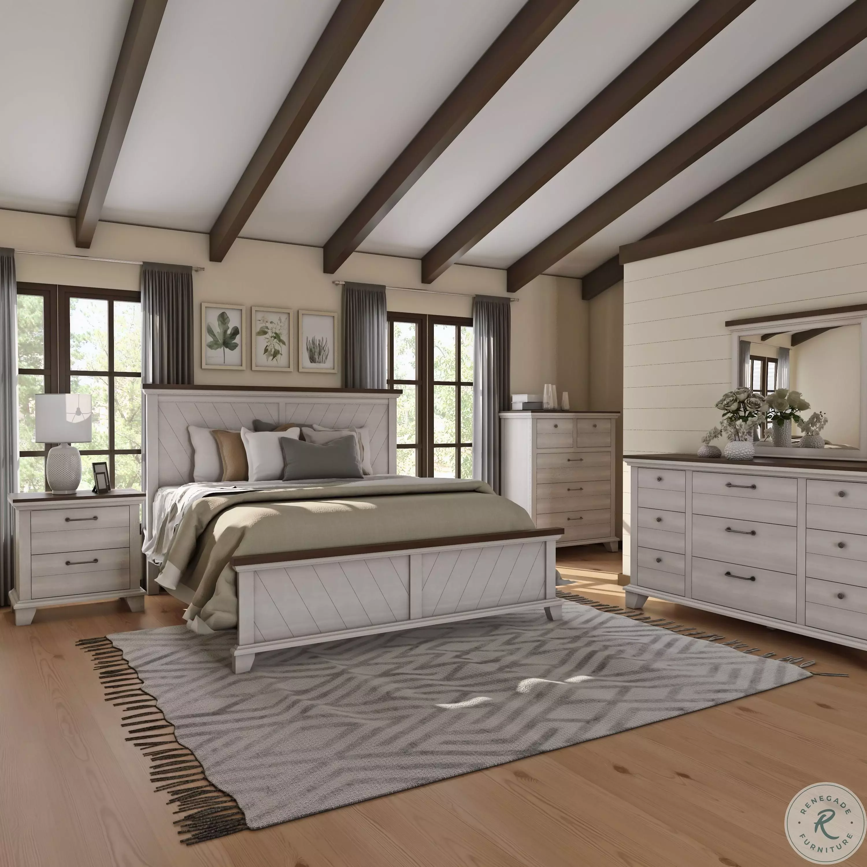 Rustic bedroom set store