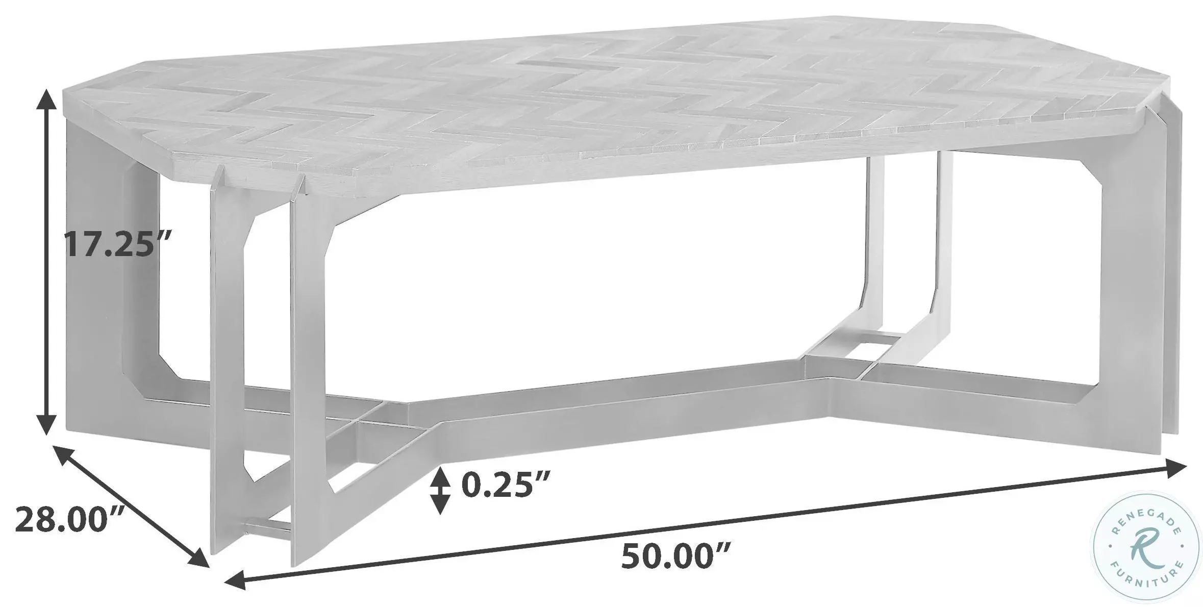 Thornton Brown Cocktail Table From Oakridge Manor | Coleman Furniture