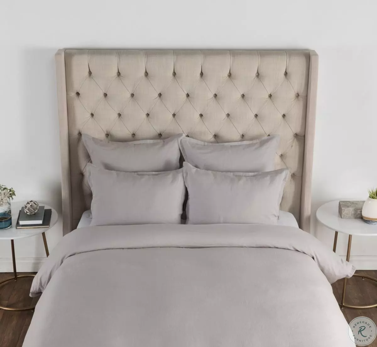 Villa Core Arcadia Dove Gray 3 Piece King Bedding Set From Home Gallery ...