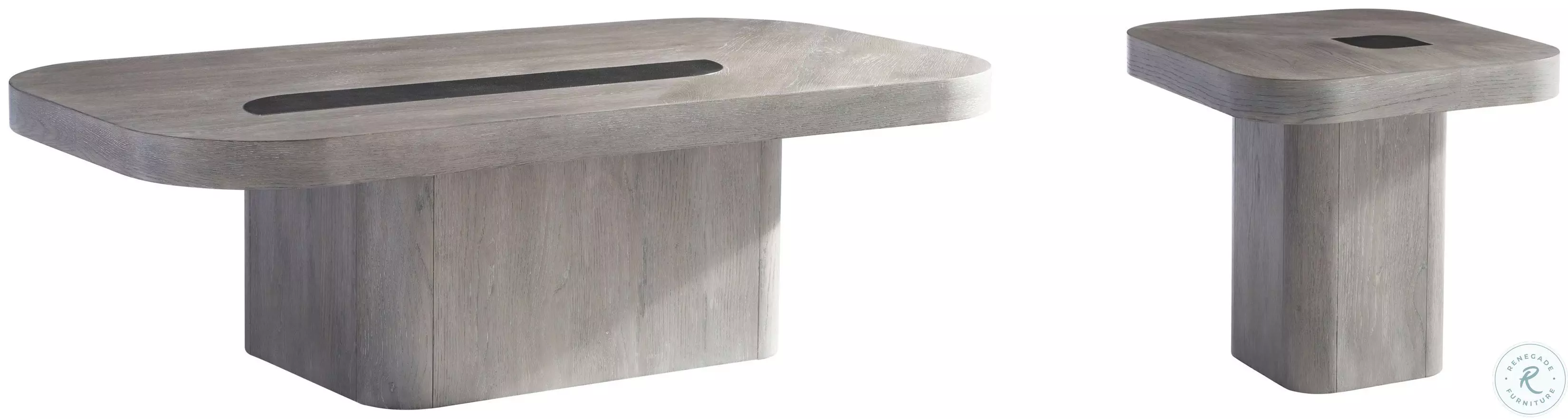 Marcato Cerused Greige Occasional Table Set From Home Gallery Stores ...