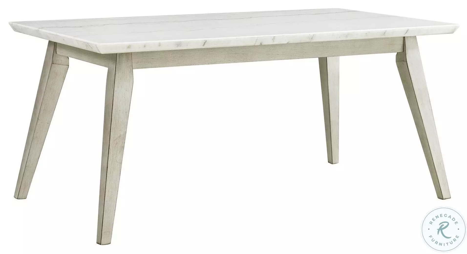 Kean Bette White Dining Table From Home Gallery Stores | Home Gallery ...