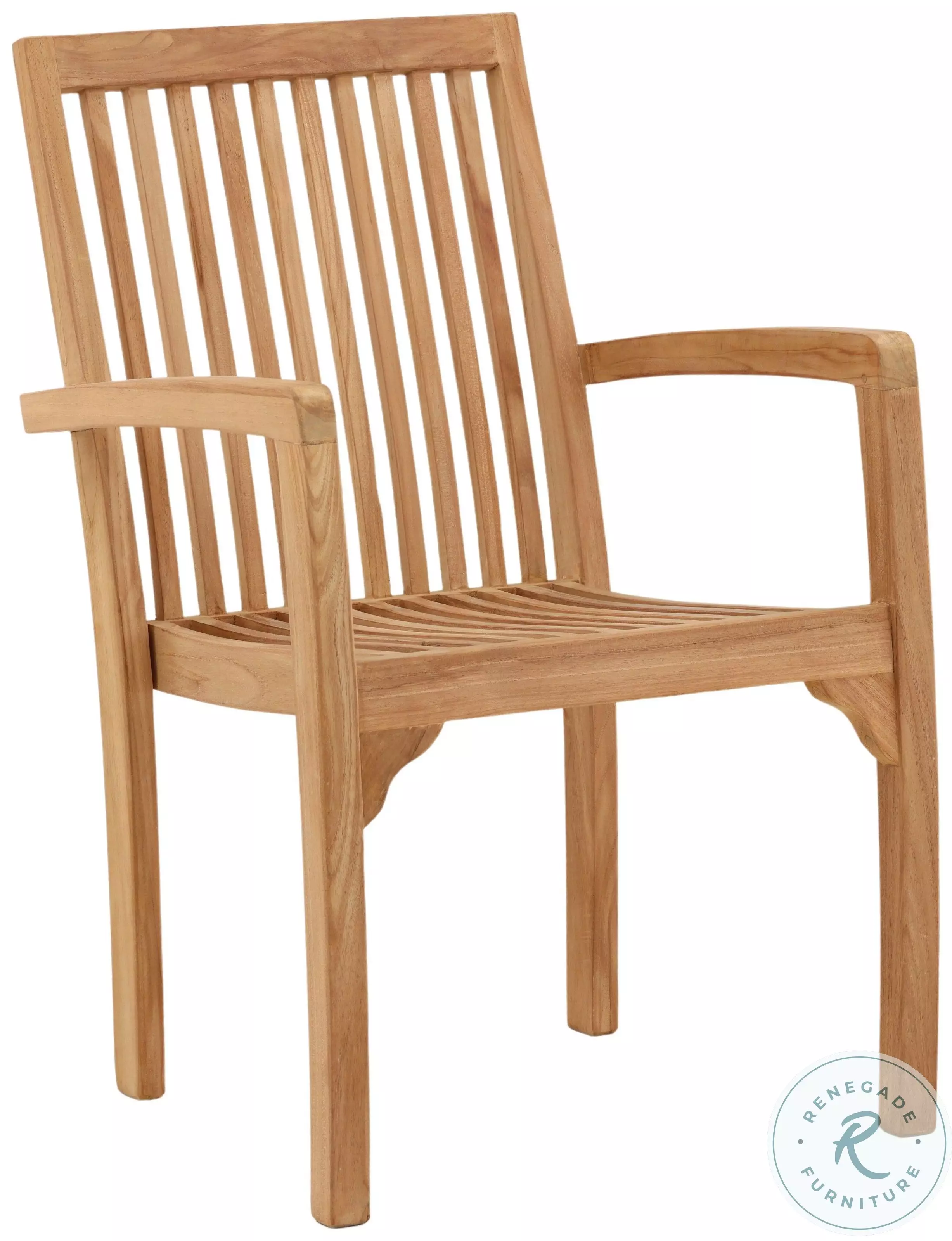 Ashdow Natural Arm Chair From Dovelle Home | Coleman Furniture