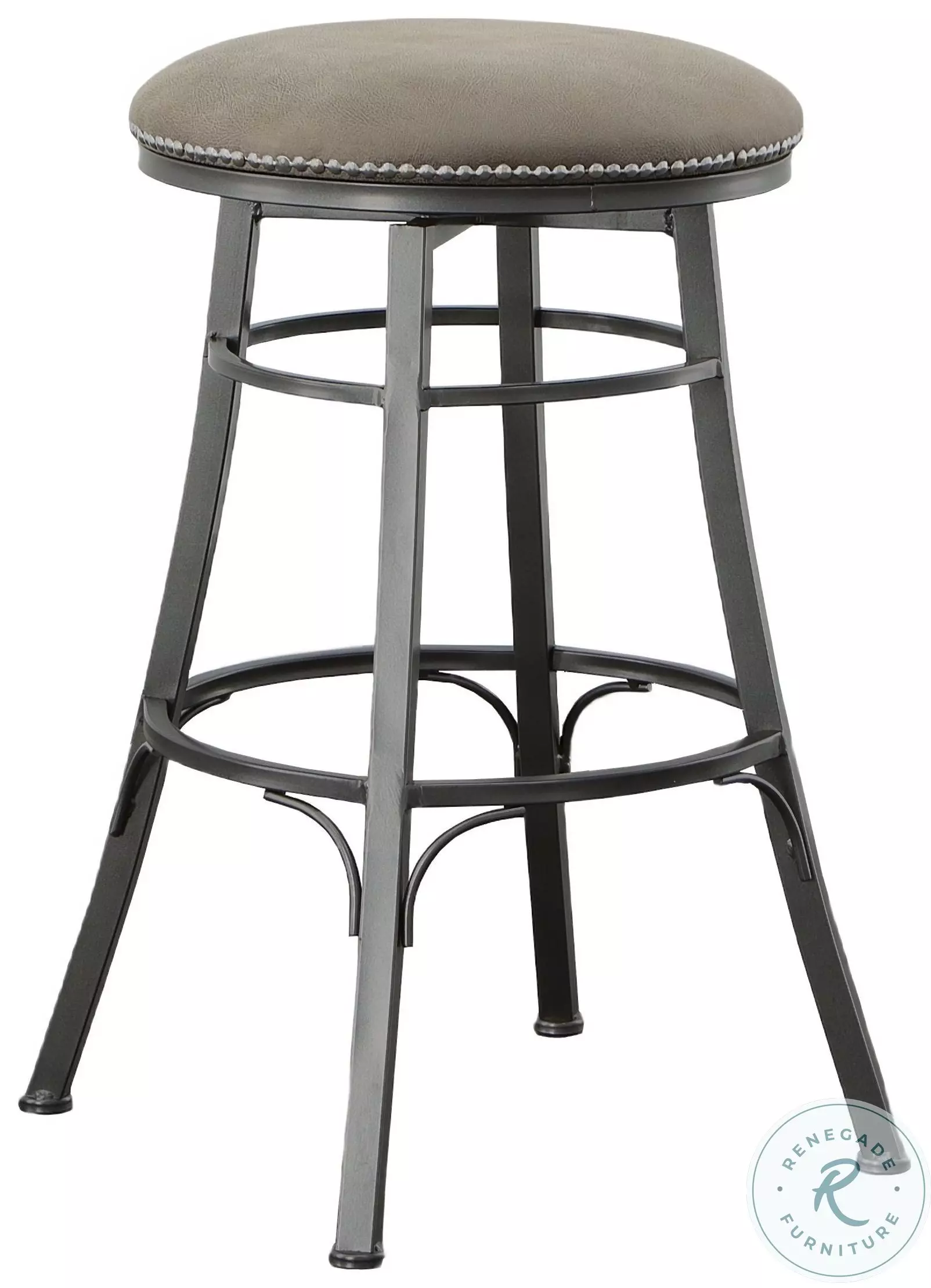 Bali Gray Backless Swivel Counter Height Stool From Steve Silver ...
