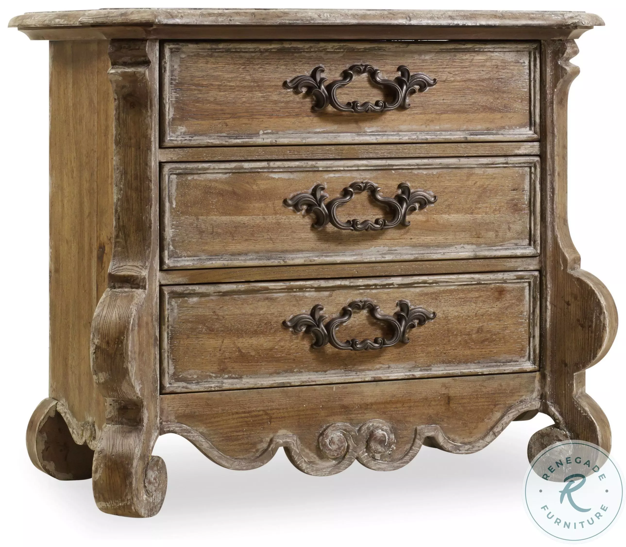 Versailles Soft Amber Nightstand From Hawthorne Living | Coleman Furniture
