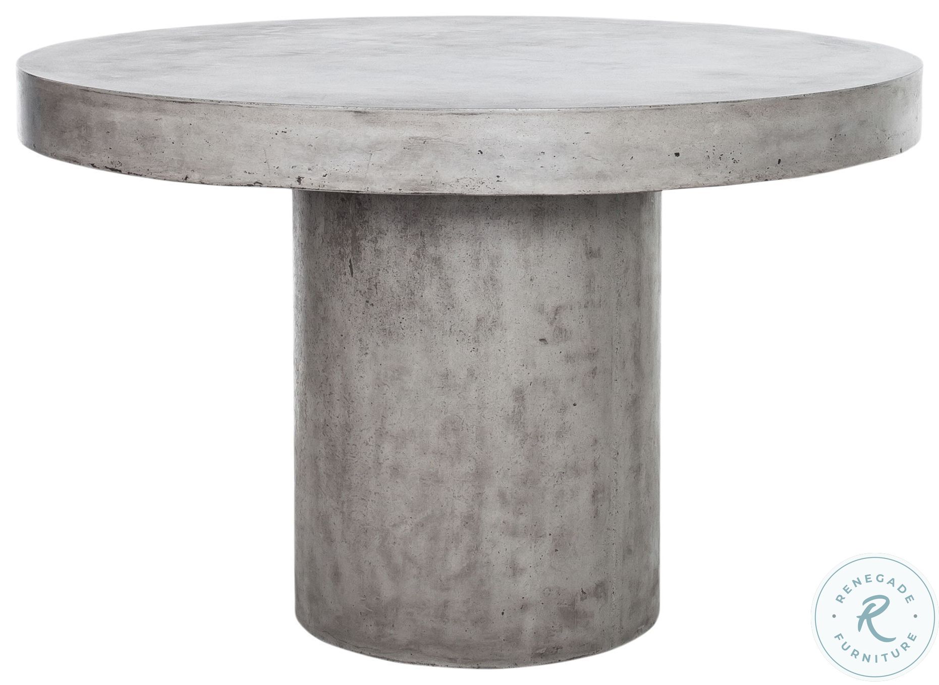 Cassius Dakr Grey Round Dining Table From Moes Home | Coleman Furniture