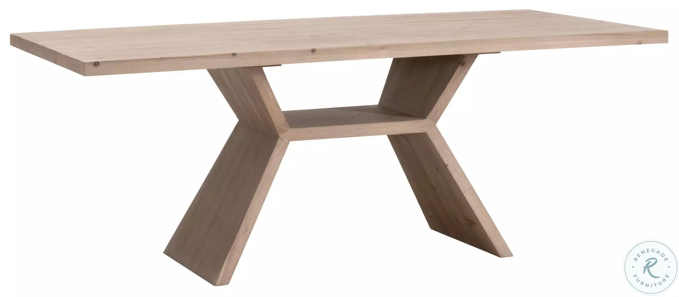 Bridge Smoke Gray Pine Dining Table From Essentials for Living ...