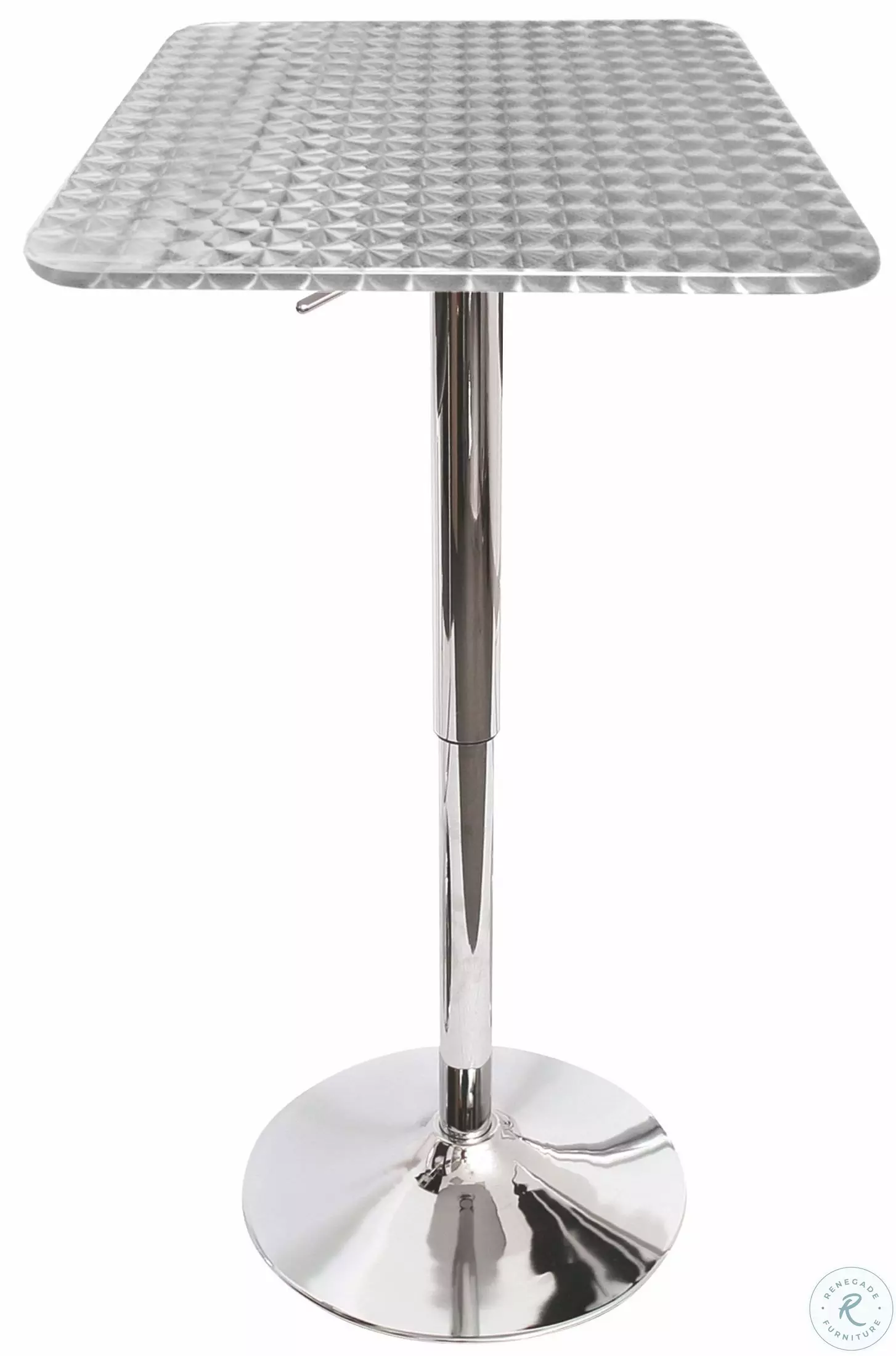 Bistro Square Adjustable Height Bar Table From Home Gallery Stores ...