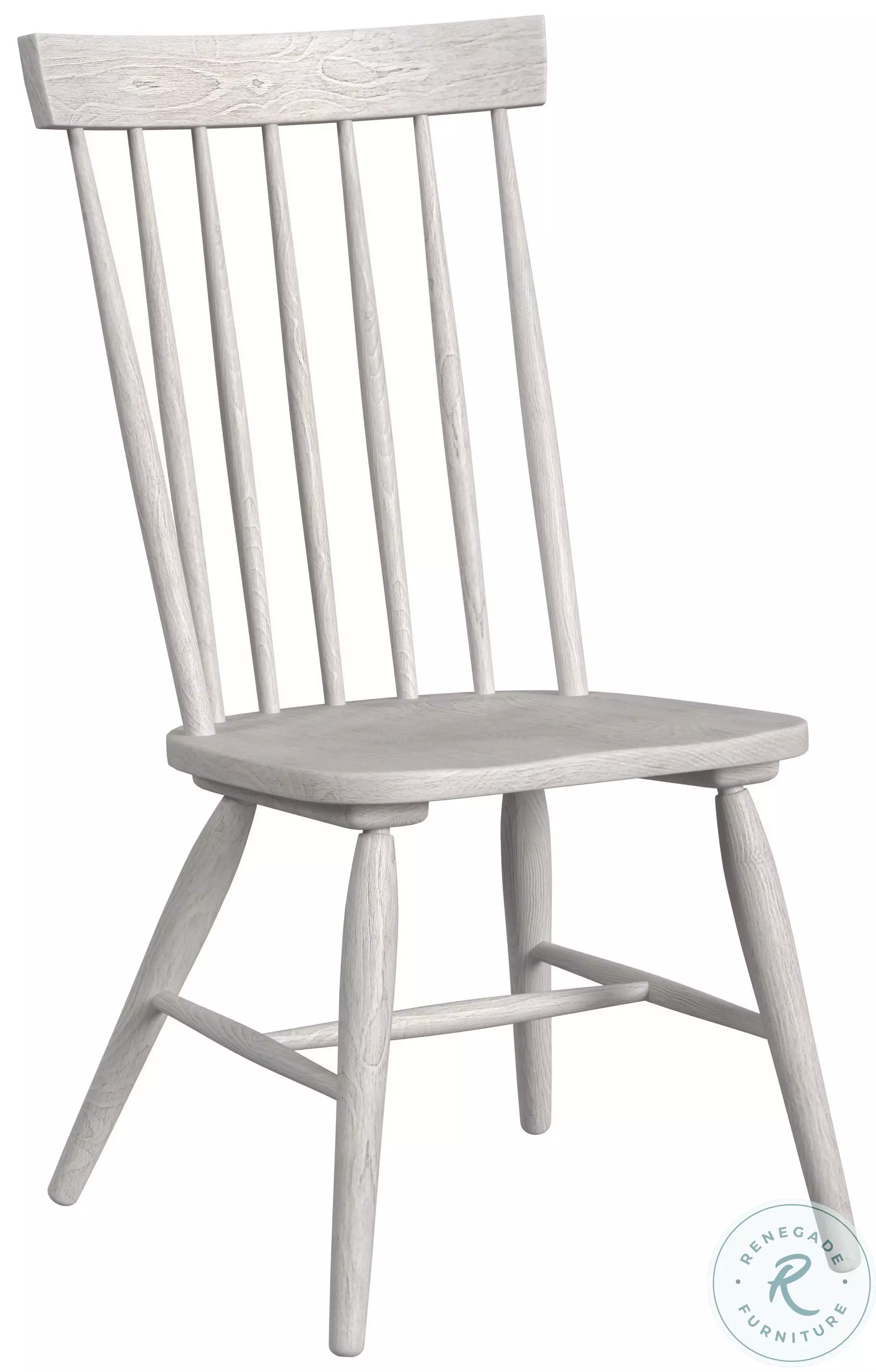 Bayside White Windsor Back Side Chair Set of 2from Intercon | Coleman ...