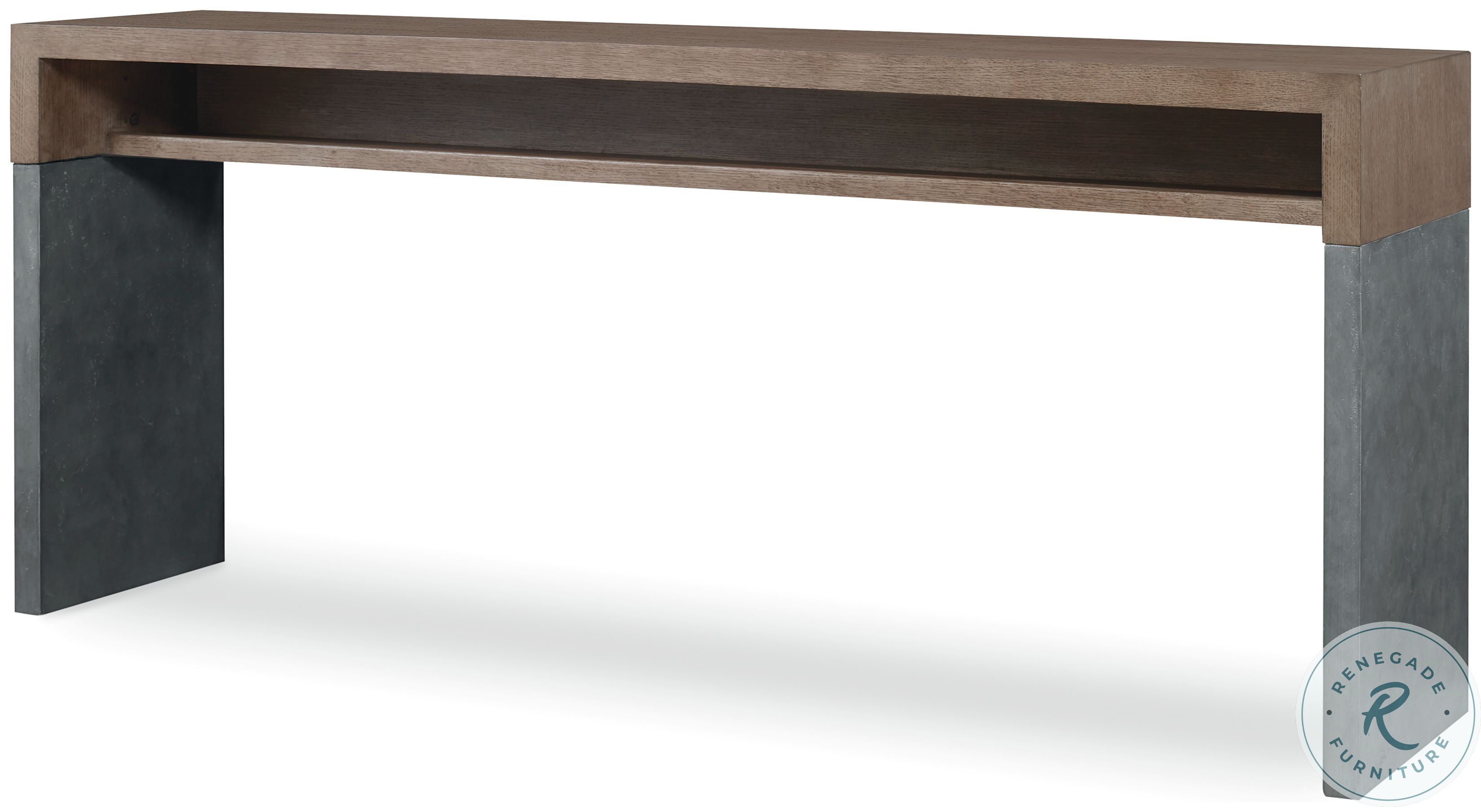 Casa Bella Timber Grey Curved Front Console Table From Century ...