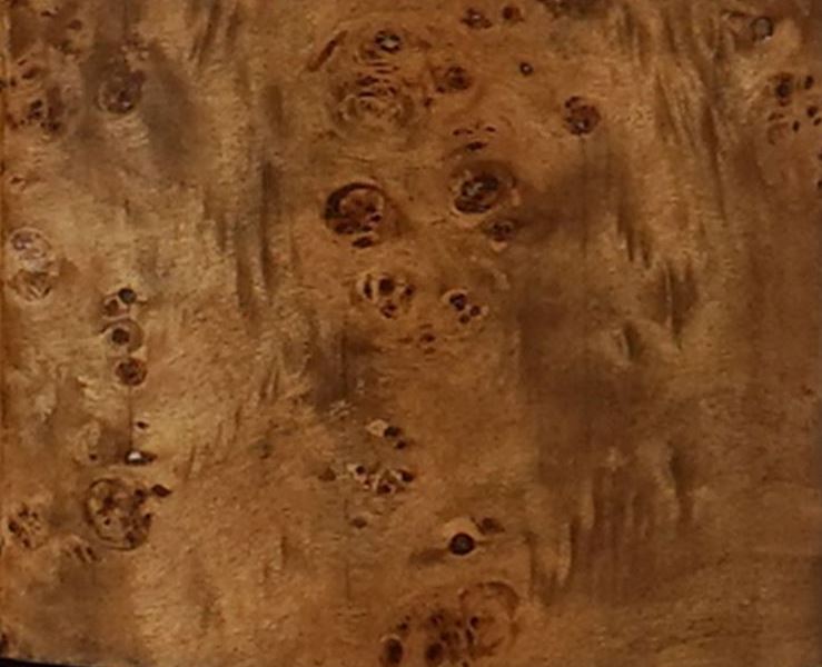 Calvin Light Burl Wood 3 Drawer Side Table From Worlds Away | Coleman ...