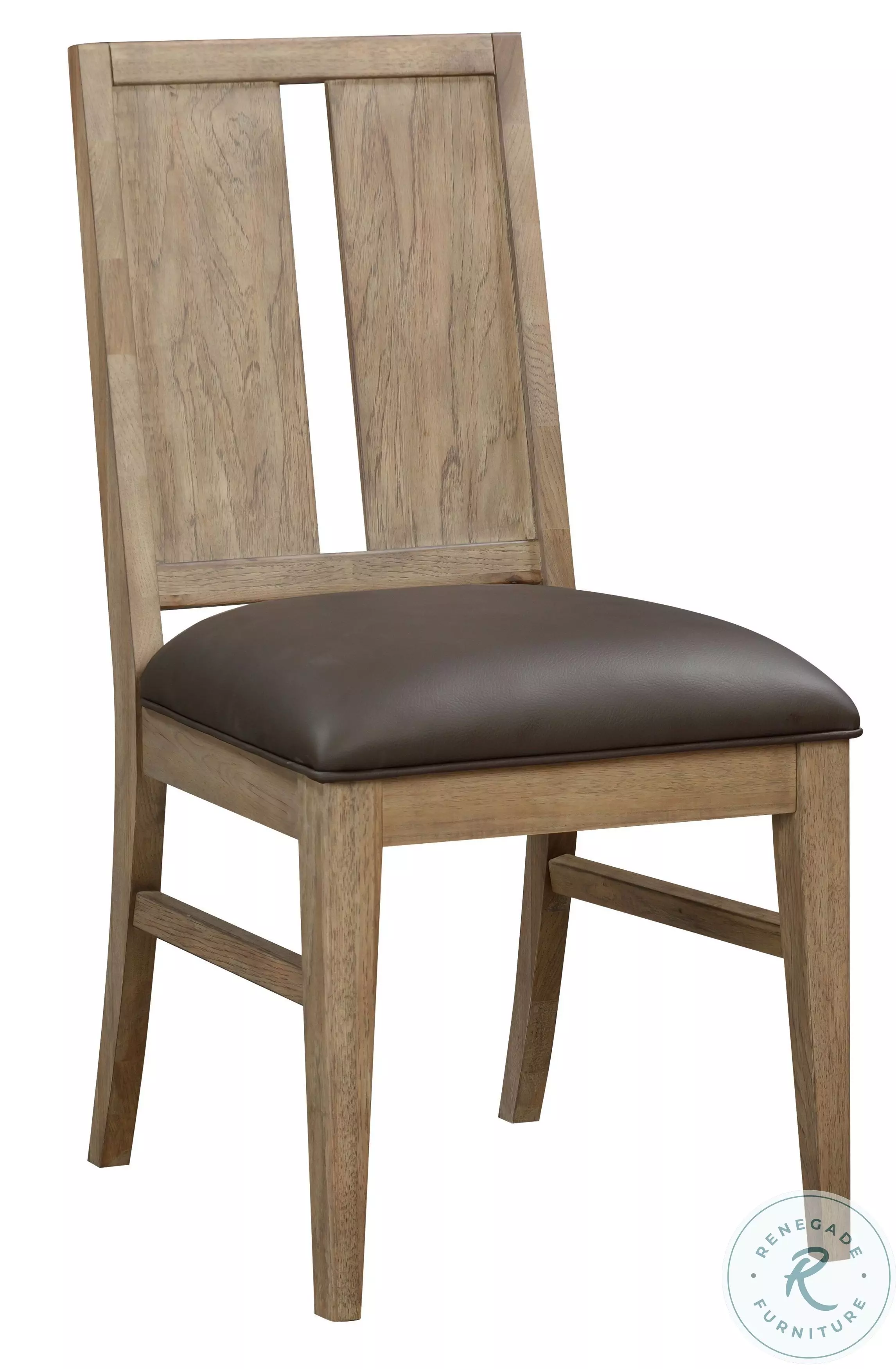 Casual Loft Roasted Hazelnut Upholstered Side Chair Set of 2 From A ...