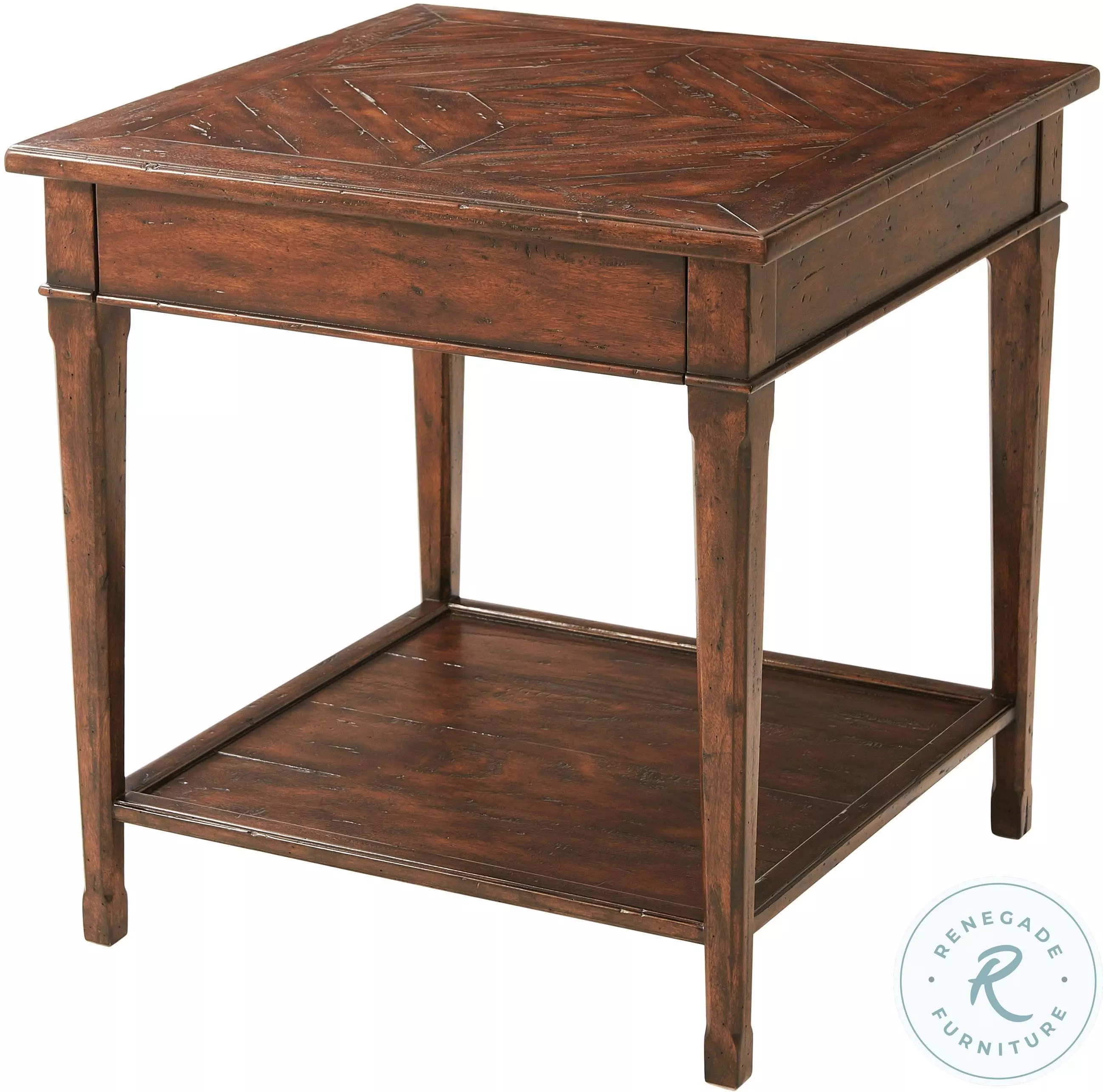 Castle Bromwich Guest 26" Square Side Table From Theodore Alexander ...