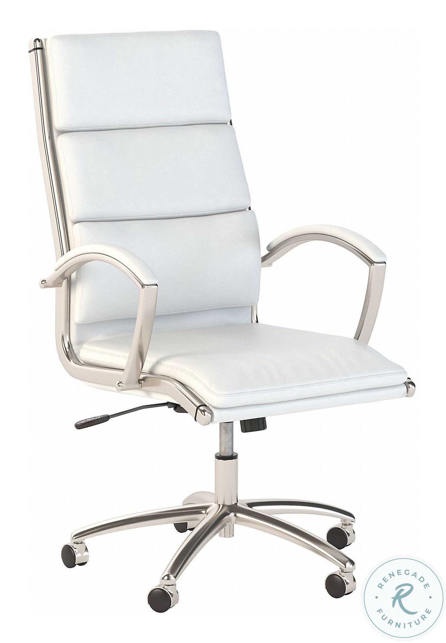 White revolving chair store