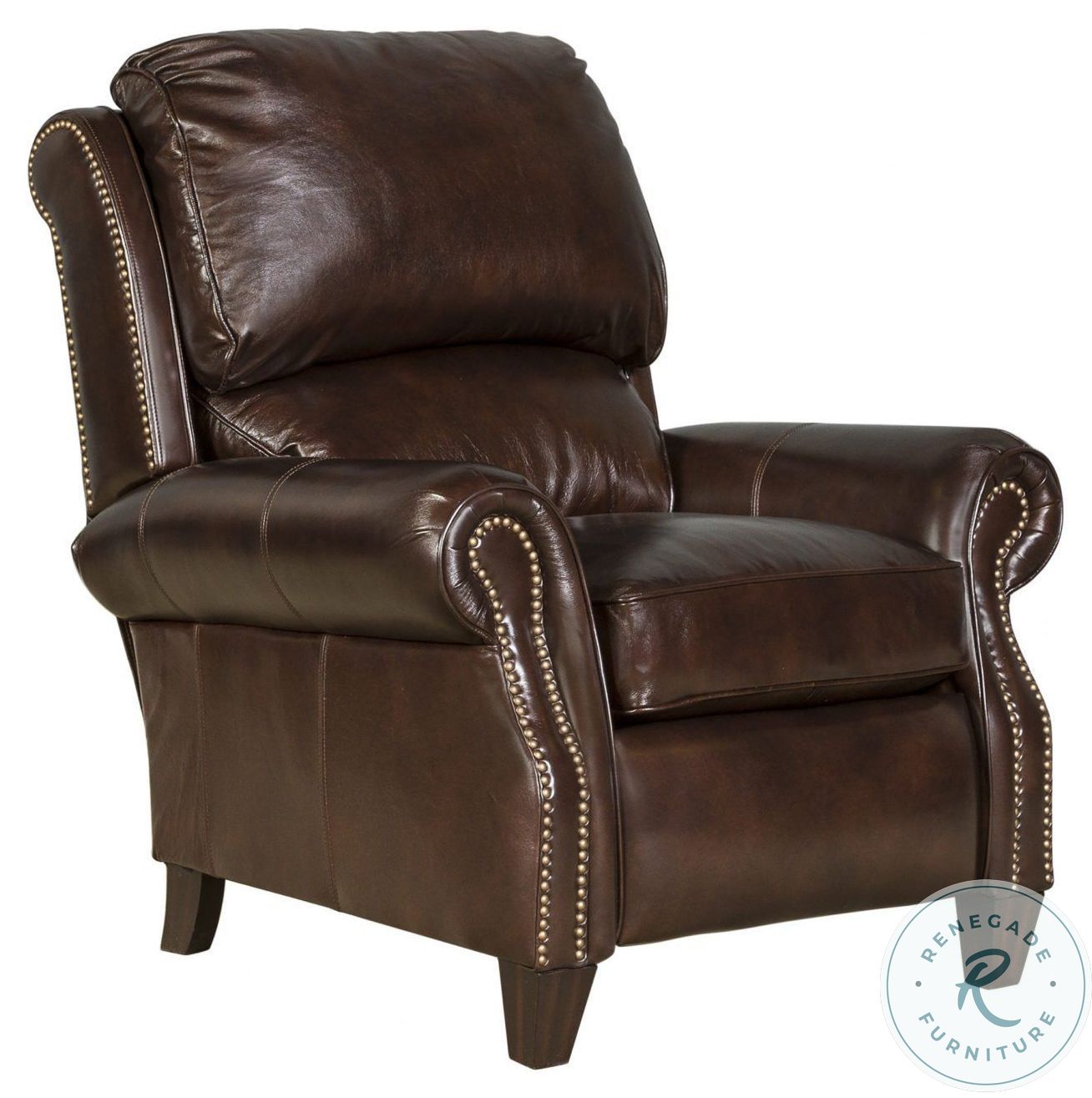 Churchill Double Fudge Leather Recliner From Barcalounger | Coleman ...