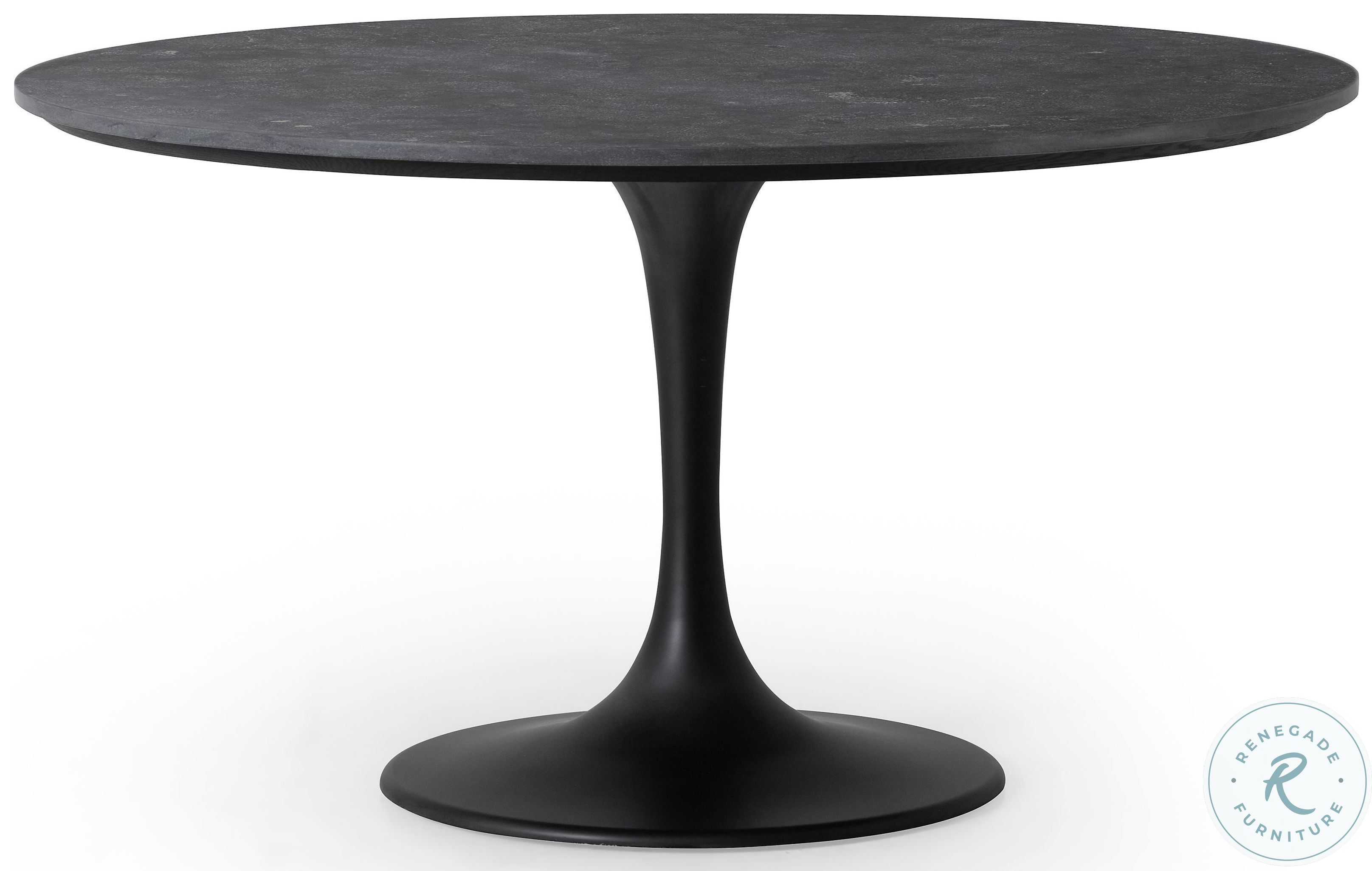 Powell Bluestone And Dark Rustic Black 55" Dining Table from Four Hands ...