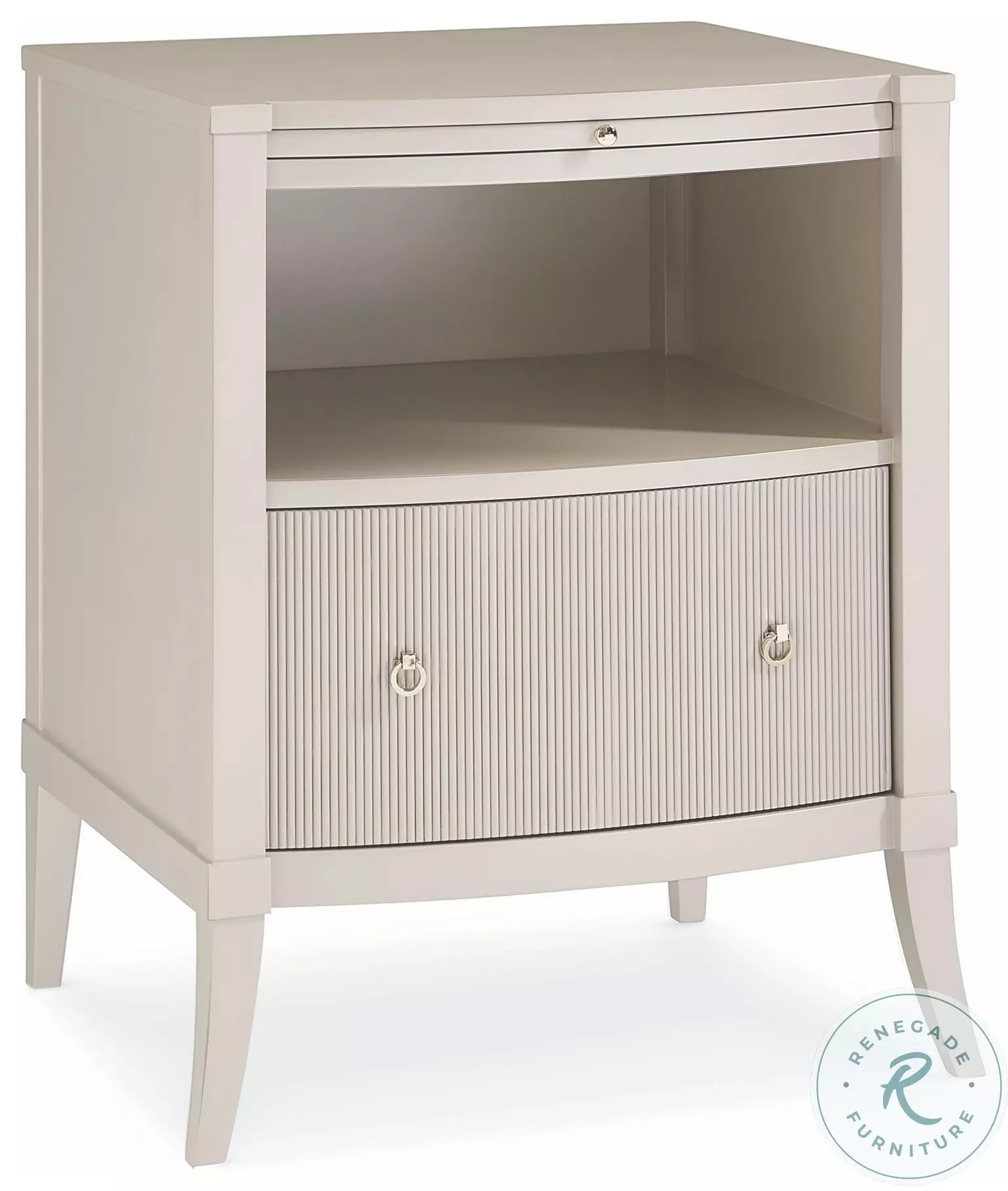 New Love Matte Pearl Nightstand From Home Gallery Stores | Home Gallery ...