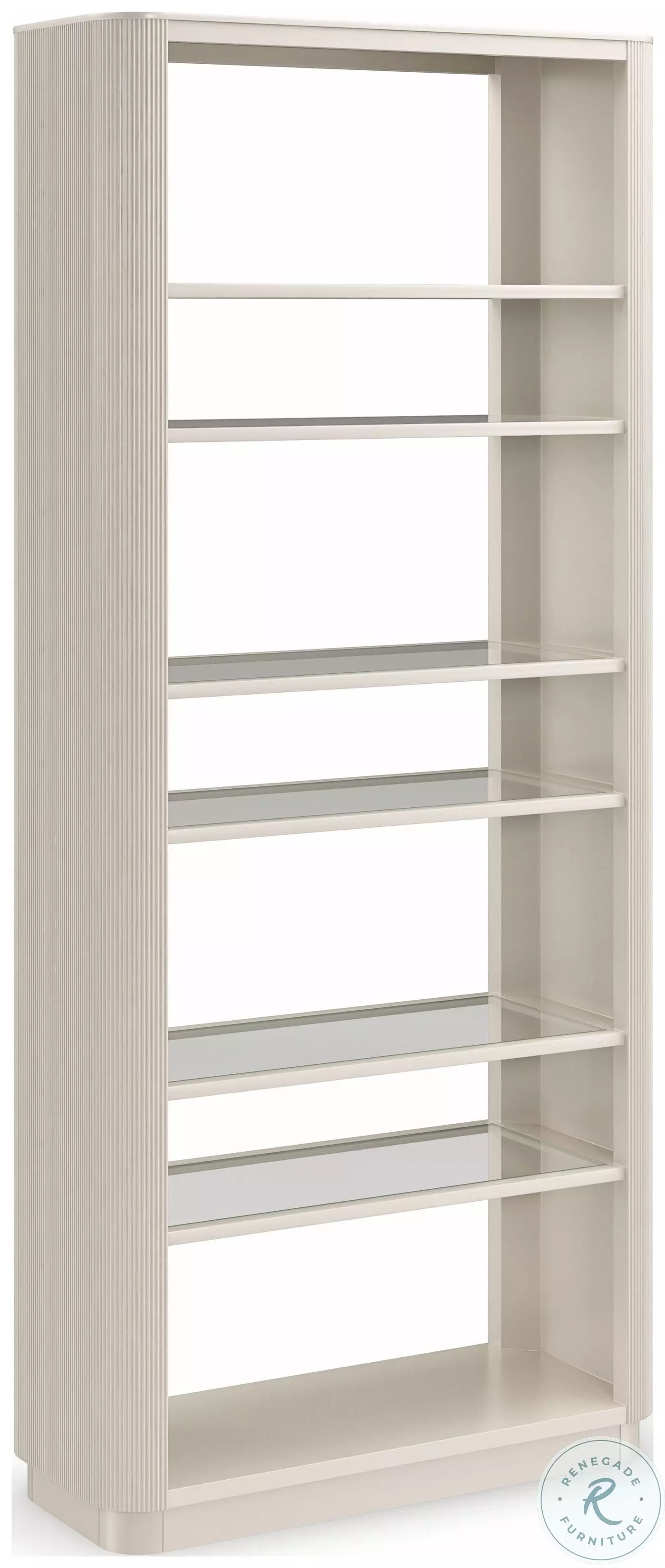 Higher Love Matte Pearl Bookcase From Caracole | Coleman Furniture