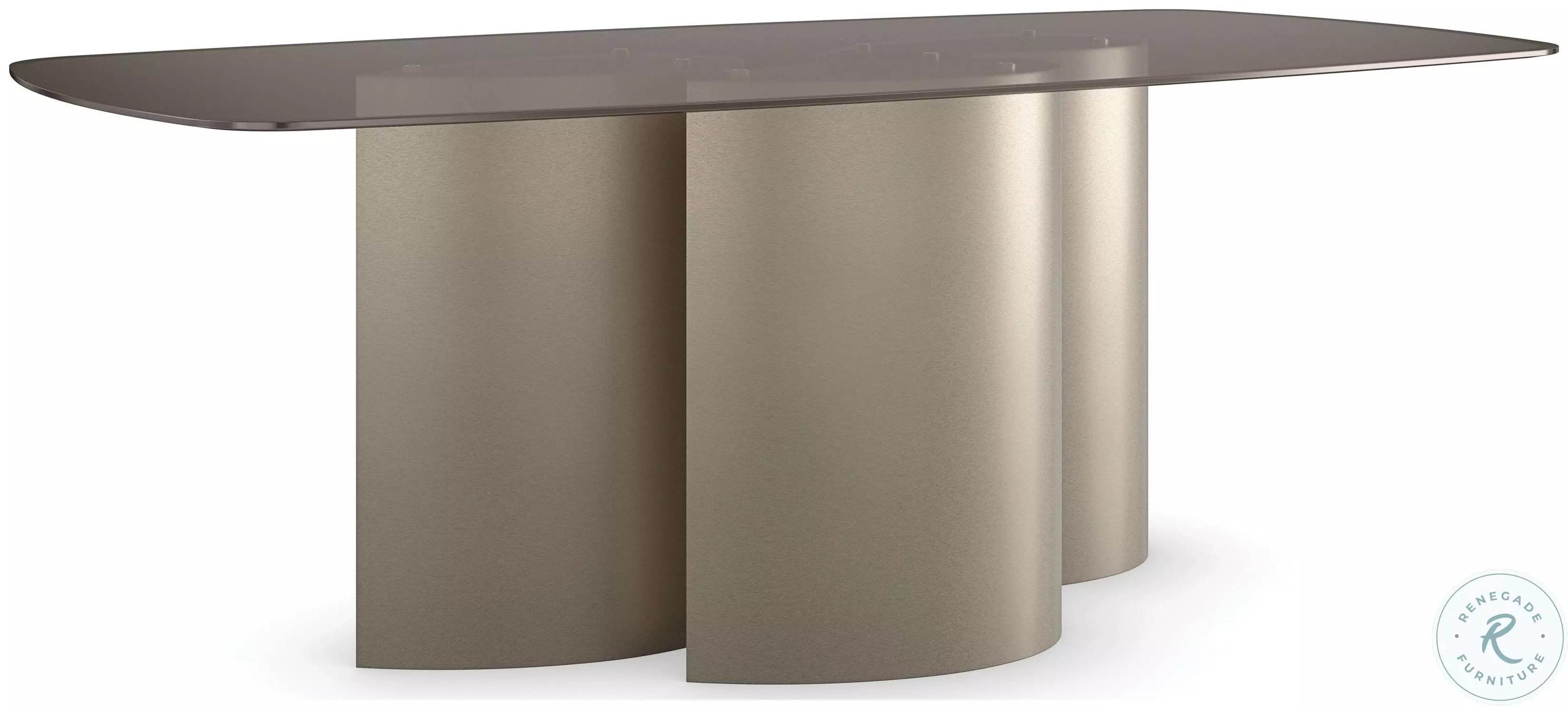 Aphelion Brushed Whisper Of Gold 80" Dining Table From Caracole ...