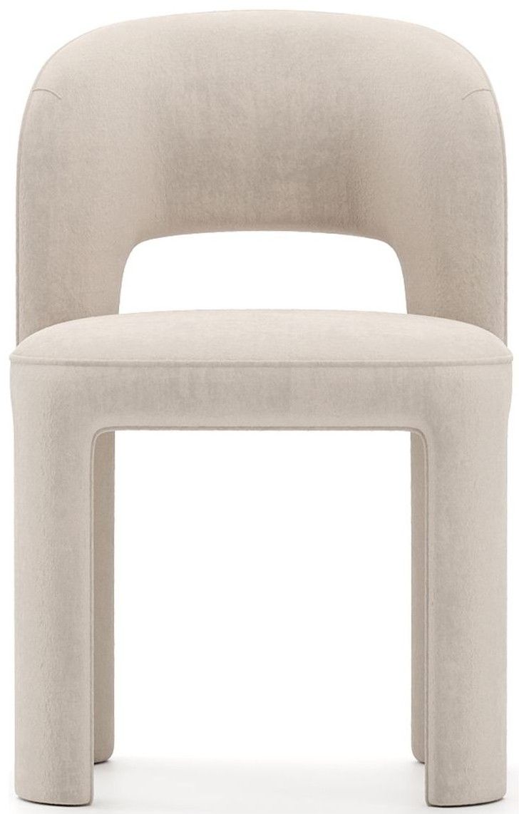 Overlap Ivory Upholstered Side Chair from Caracole | Coleman Furniture