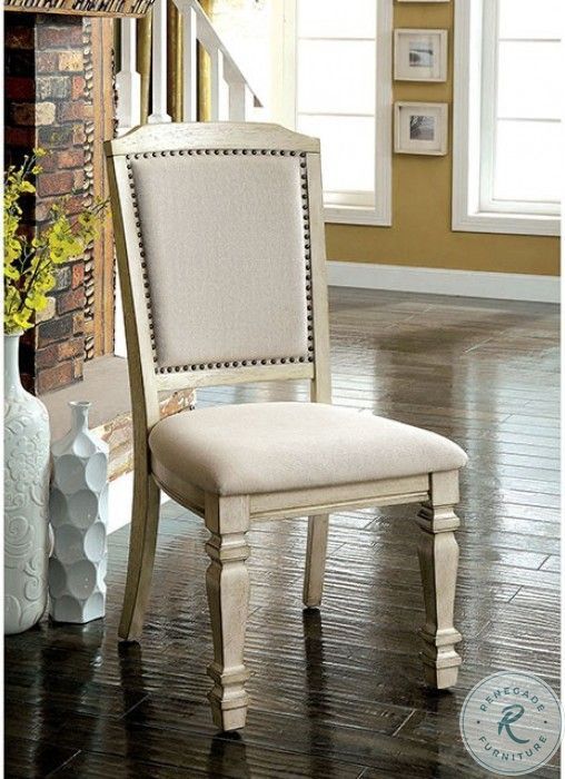 Holcroft Antique White Extendable Rectangular Leg Dining Room Set from ...