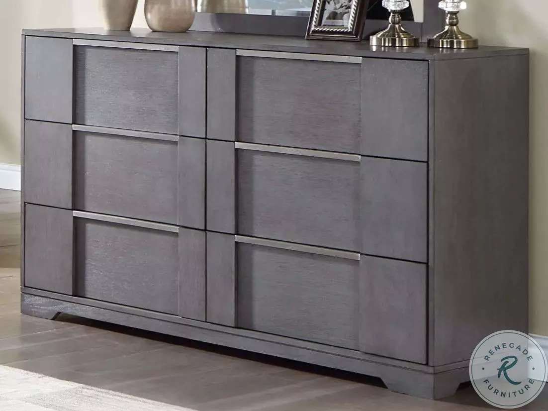 Regulus Gray Dresser From Furniture of America | Coleman Furniture