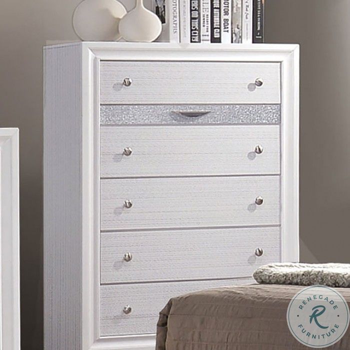 Chrissy White Chest From Furniture of America | Coleman Furniture