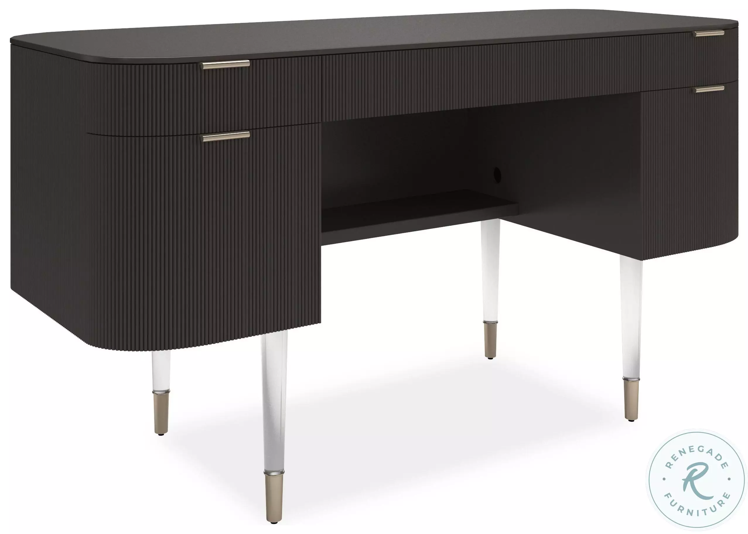 Lady Love Dark Chocolate Desk From Caracole | Coleman Furniture