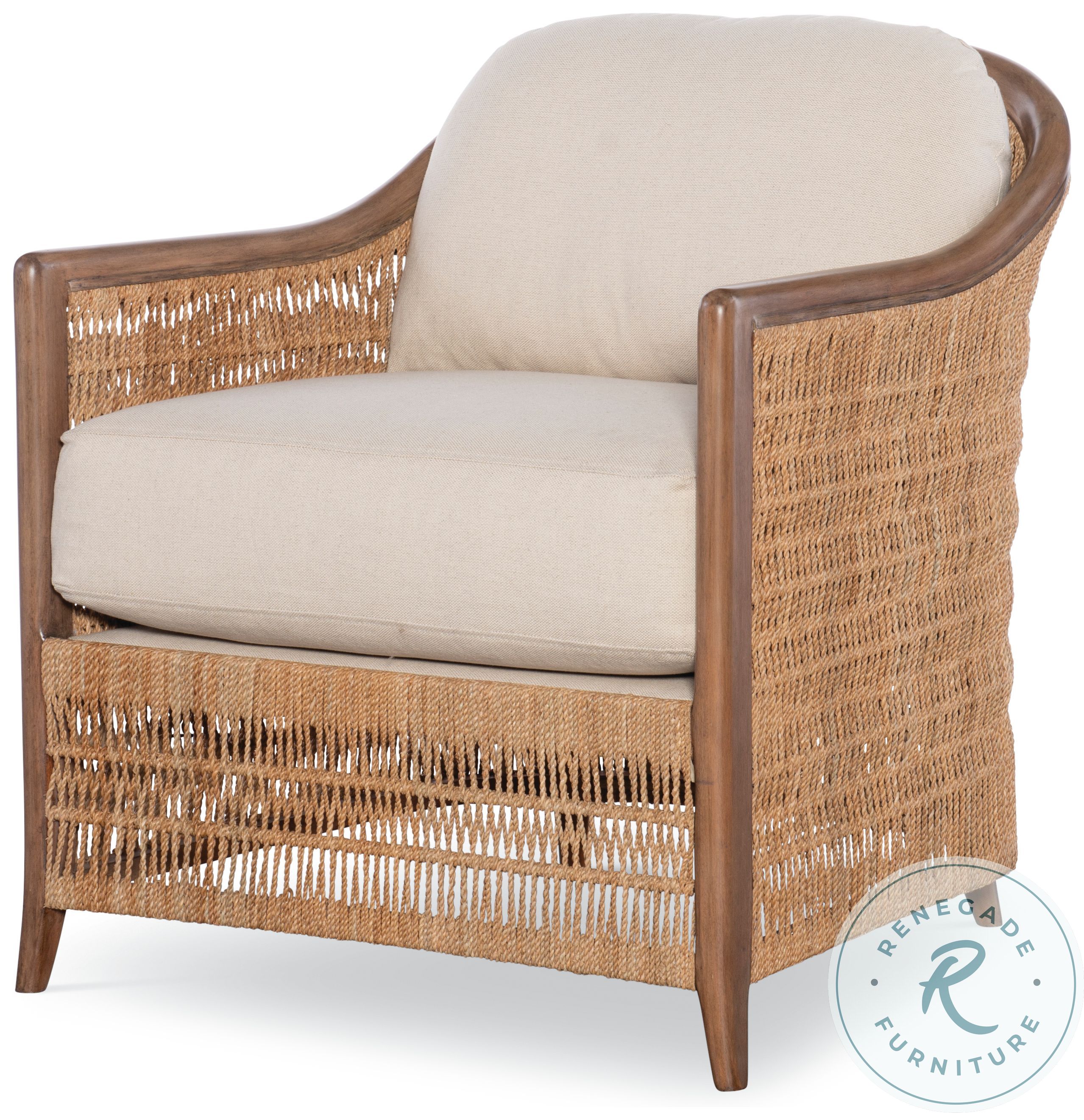 Avalon Natural And Flax Upholstery Upholstered Lounge Chair From ...