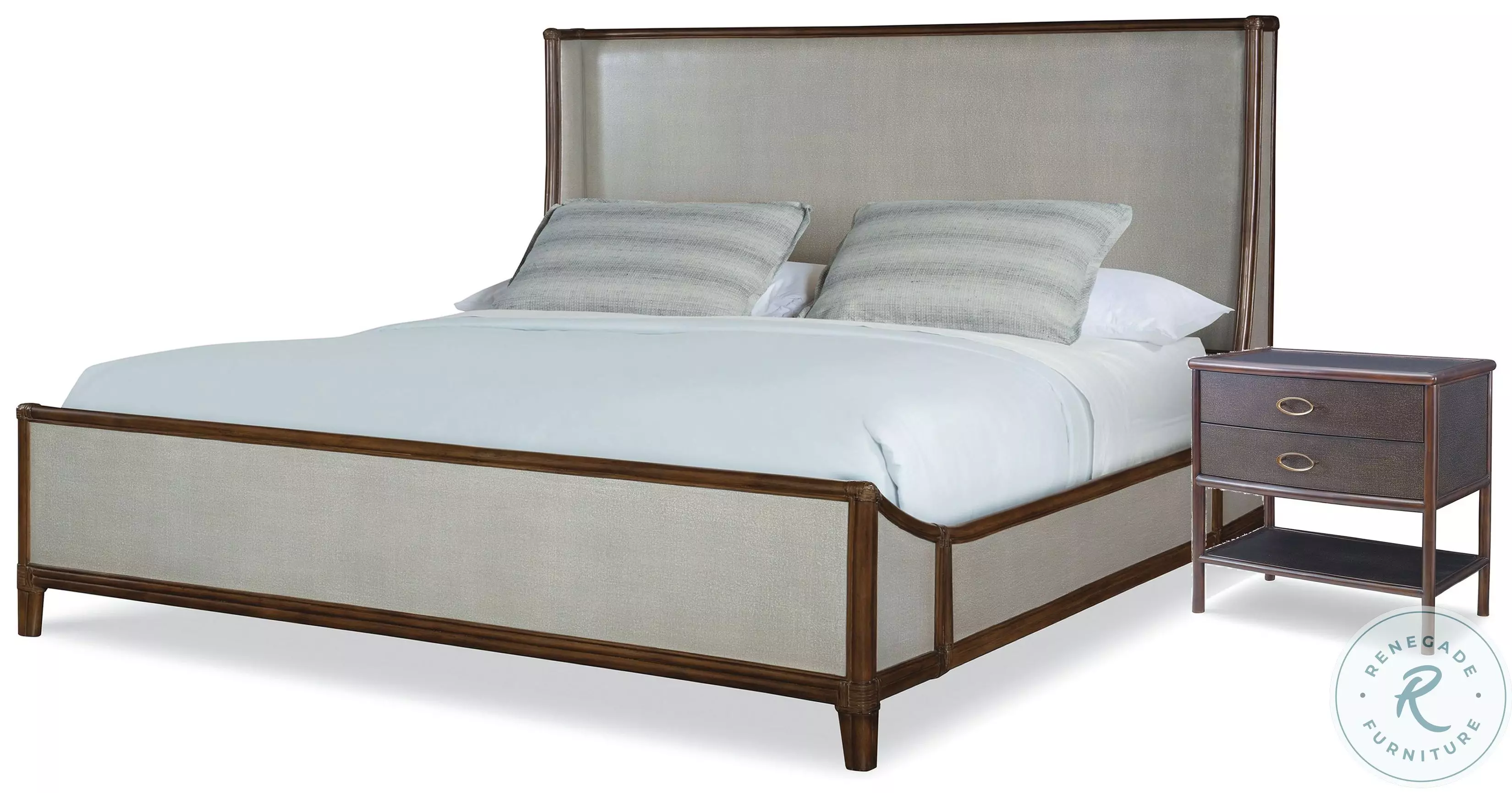 Canvas Dove Grey Platform Bedroom Set from Century Furniture | Home ...