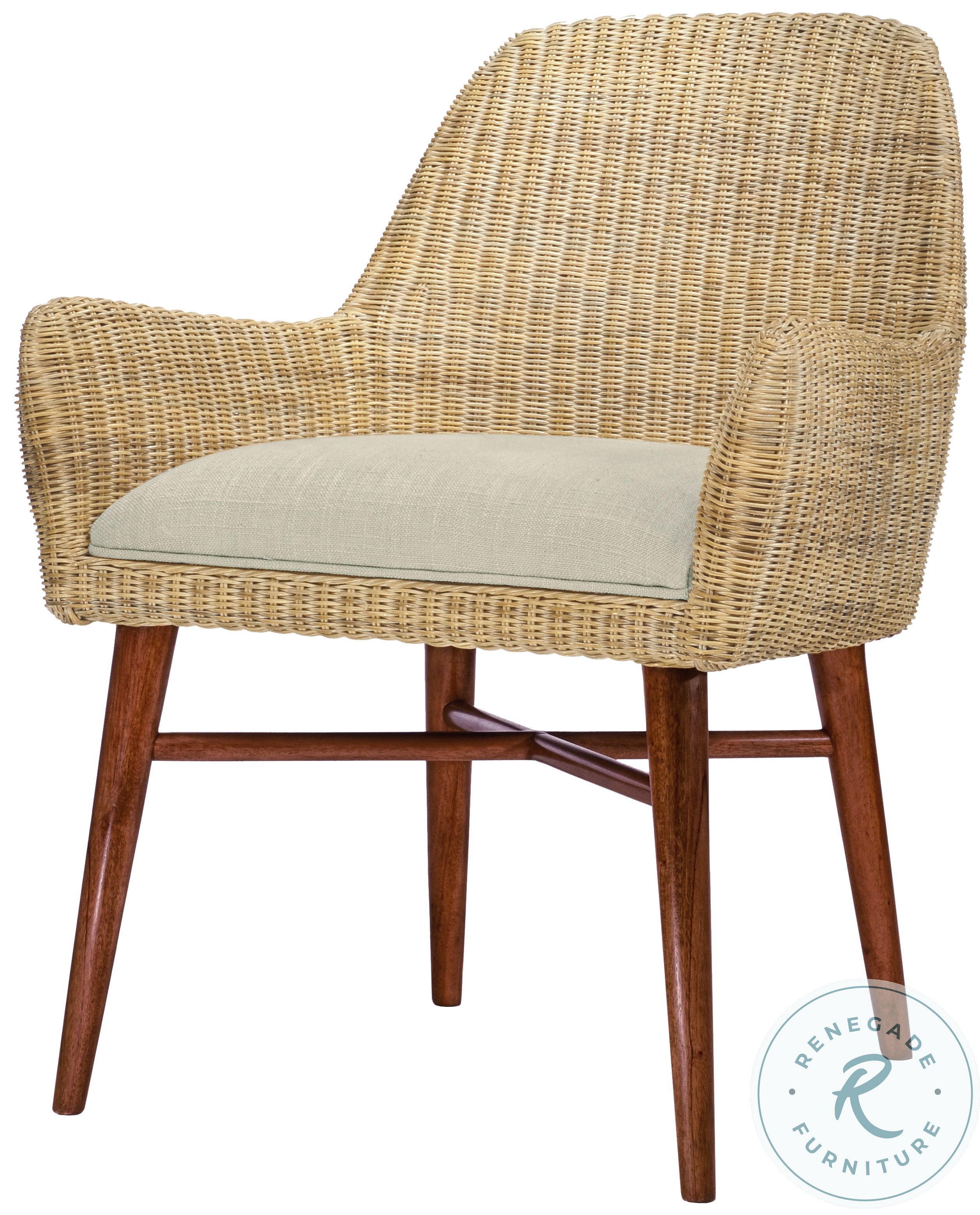 Ingenue Wicker Weave And Flax Arm Chair From Century Furniture | Home ...