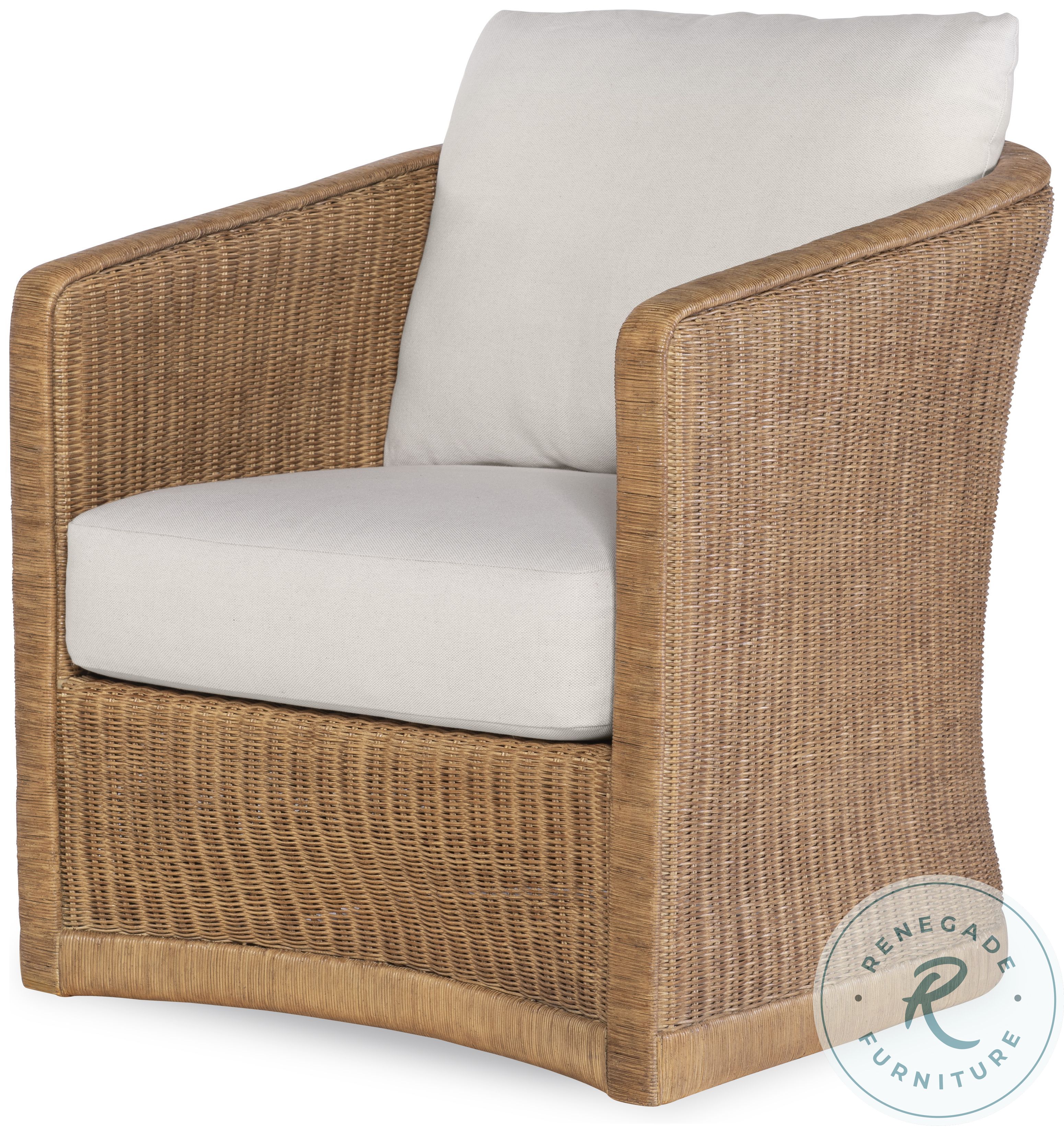 Cyprus Triza And White Swivel Chair From Century Furniture | Coleman ...