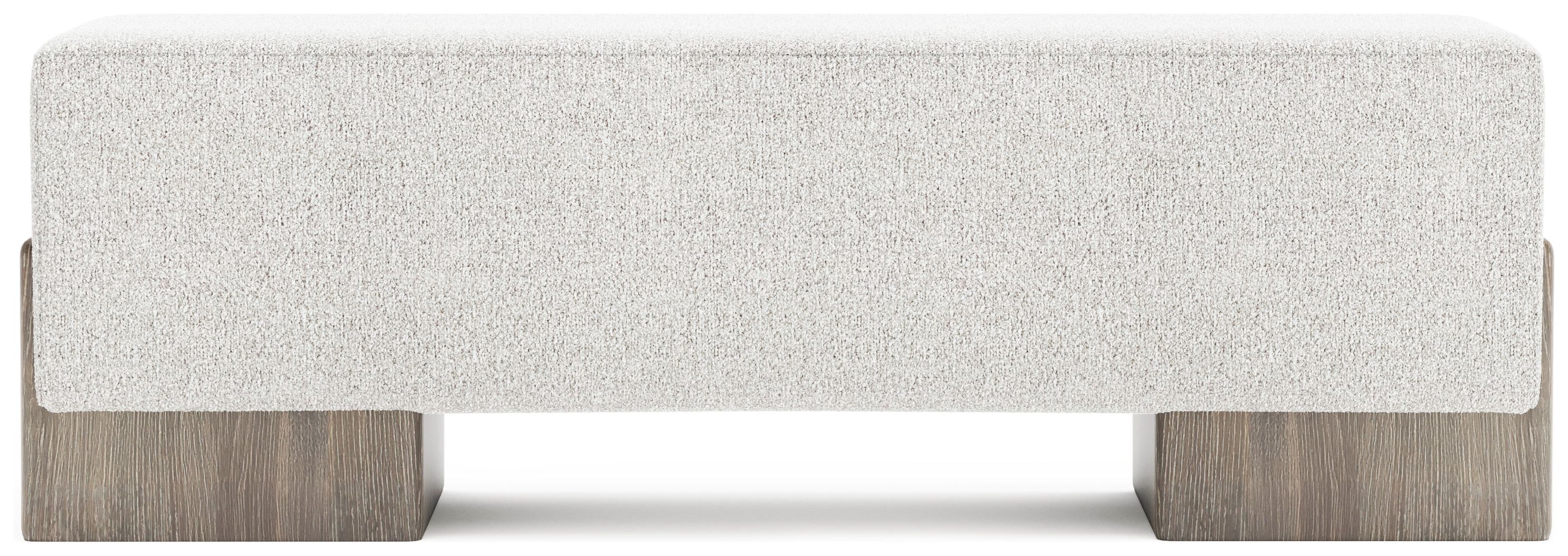 Monolith Ivory 56" Upholstered Bench from Bernhardt Furniture | Coleman ...