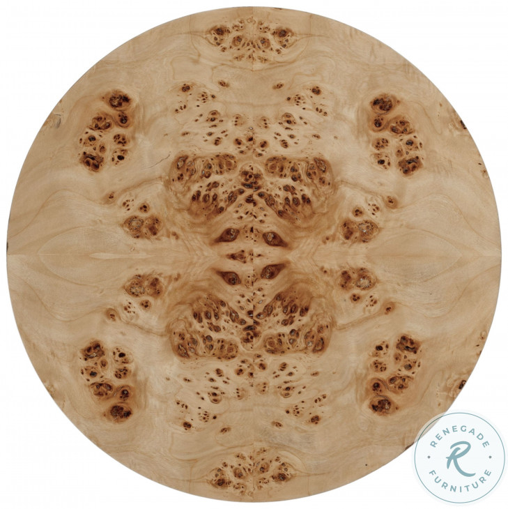 Archer Light Burl Round Side Table From Butler | Coleman Furniture