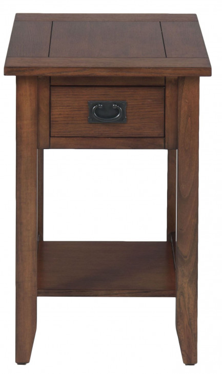 Mission Oak Chairside Table from Jofran | Coleman Furniture