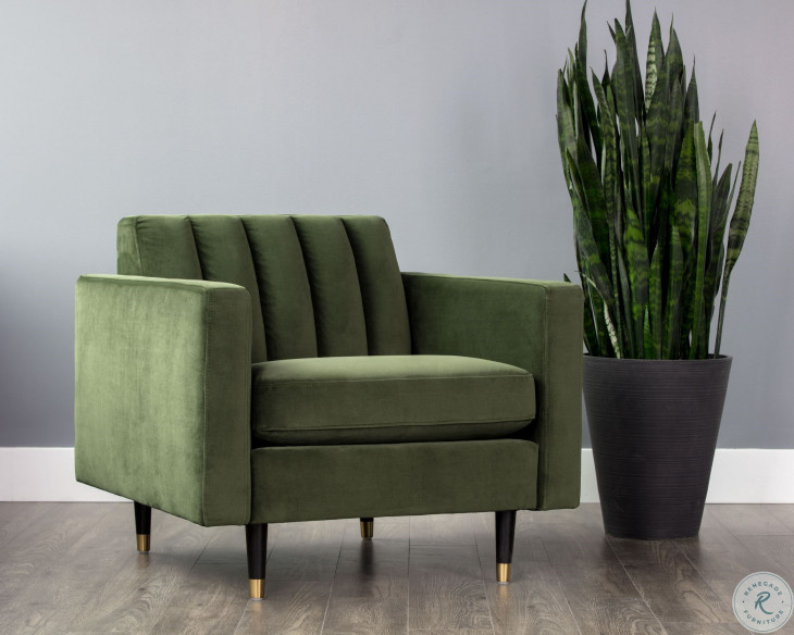 Yosi Moss Green Armchair