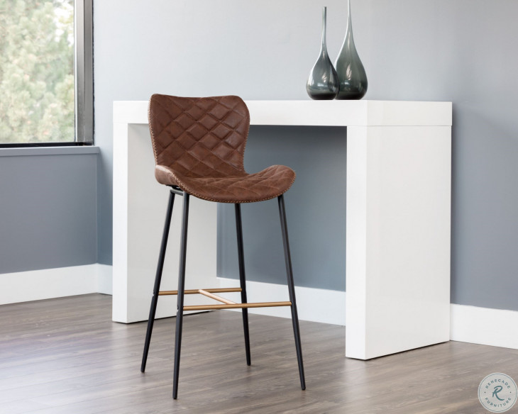 Urban Unity Brown Lyla Barstool Set of 2 from Sunpan | Coleman Furniture