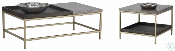 Artezia Arden Gray End Table from Sunpan | Coleman Furniture