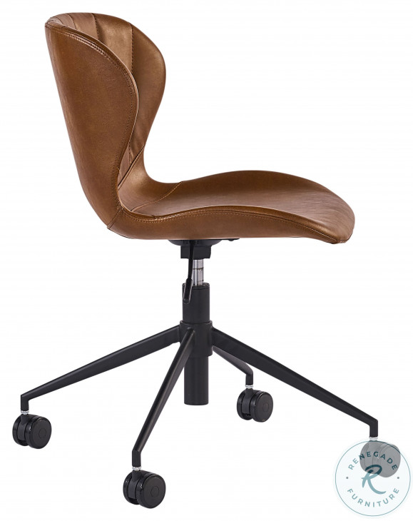 Junction Arabella Bravo Cognac Office Chair from Sunpan | Coleman Furniture