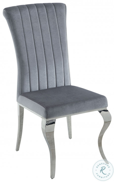 Carone Grey Side Chair Set of 4 from Coaster | Coleman Furniture
