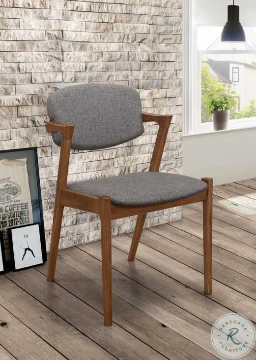 Malone Gray Dining Side Chair Set of 2 from Coaster - Available at a ...
