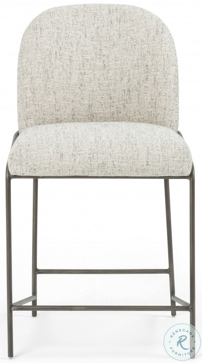 Astrud Lyon Pewter Counter Height Stool from Four Hands | Coleman Furniture