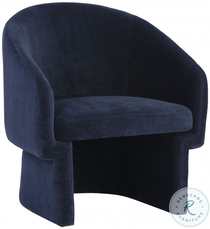 Lauryn Danny Navy Lounge Chair From Sunpan | Coleman Furniture