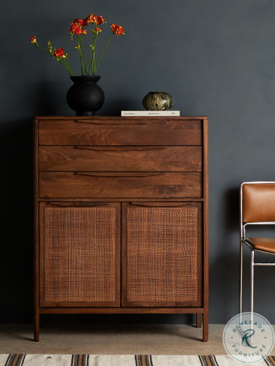 Sydney Brown Wash Tall Dresser From Four Hands | Coleman Furniture