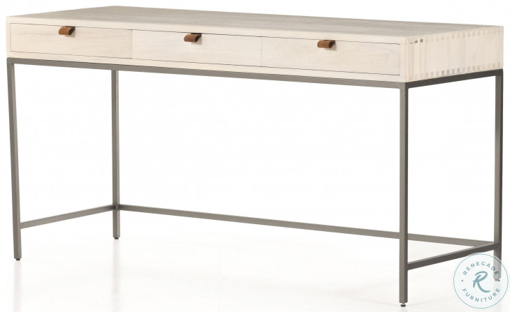 Trey Dove Poplar Modular Writing Desk from Four Hands | Coleman Furniture